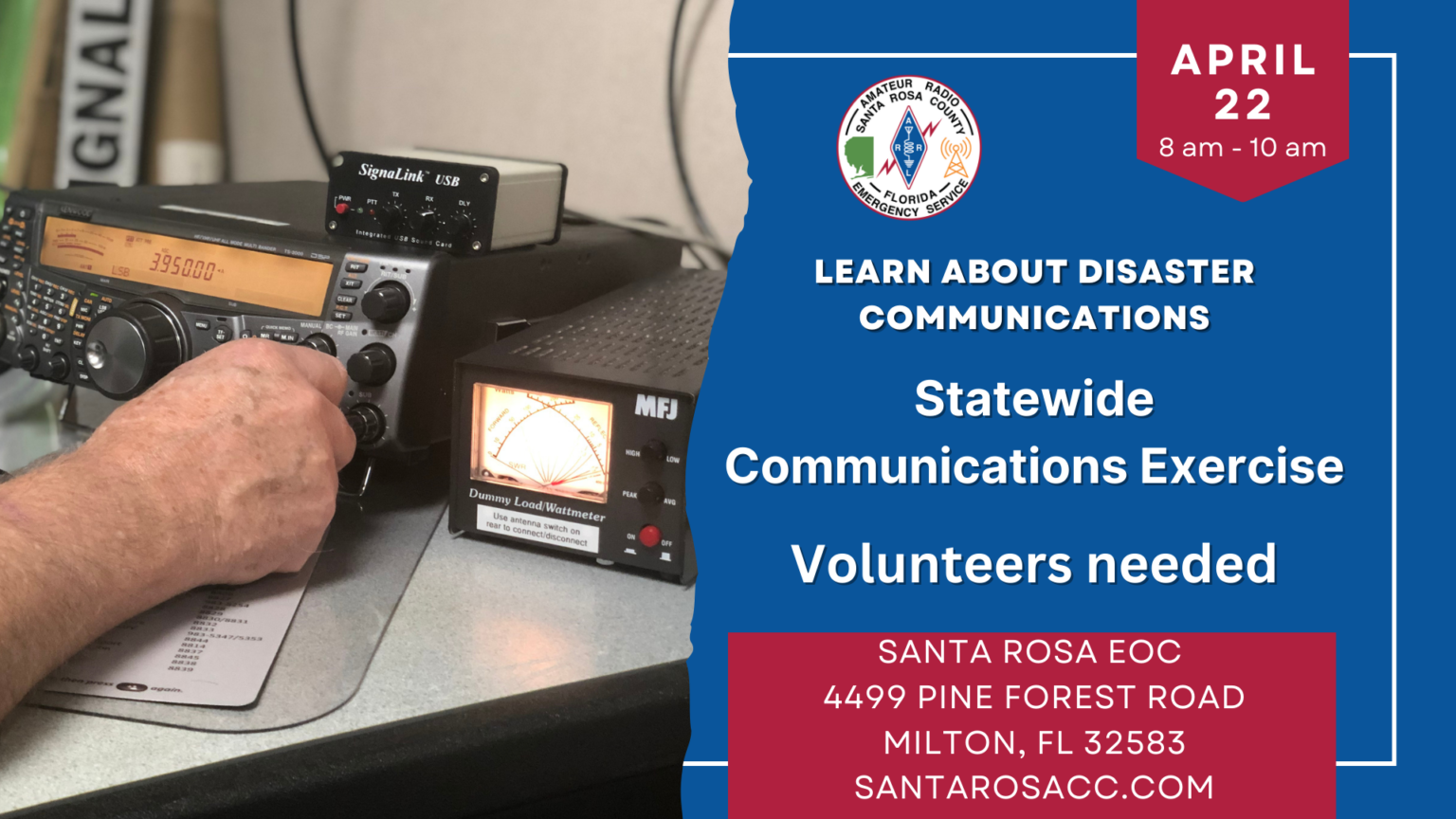 Statewide Communications ExerciseSanta Rosa County FL Citizen Corps